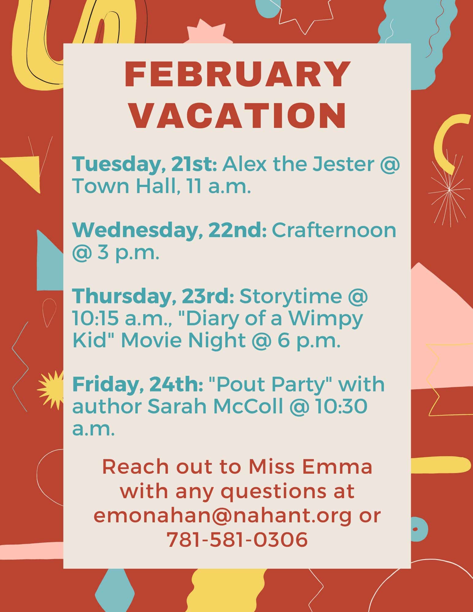 Alex the Jester @ Town Hall - Nahant Public Library