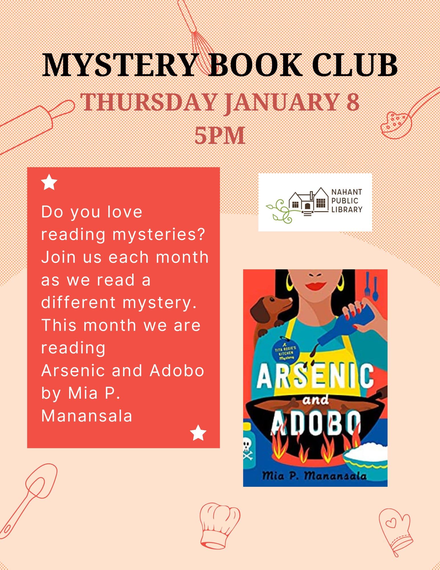 Mystery Book Club - Nahant Public Library